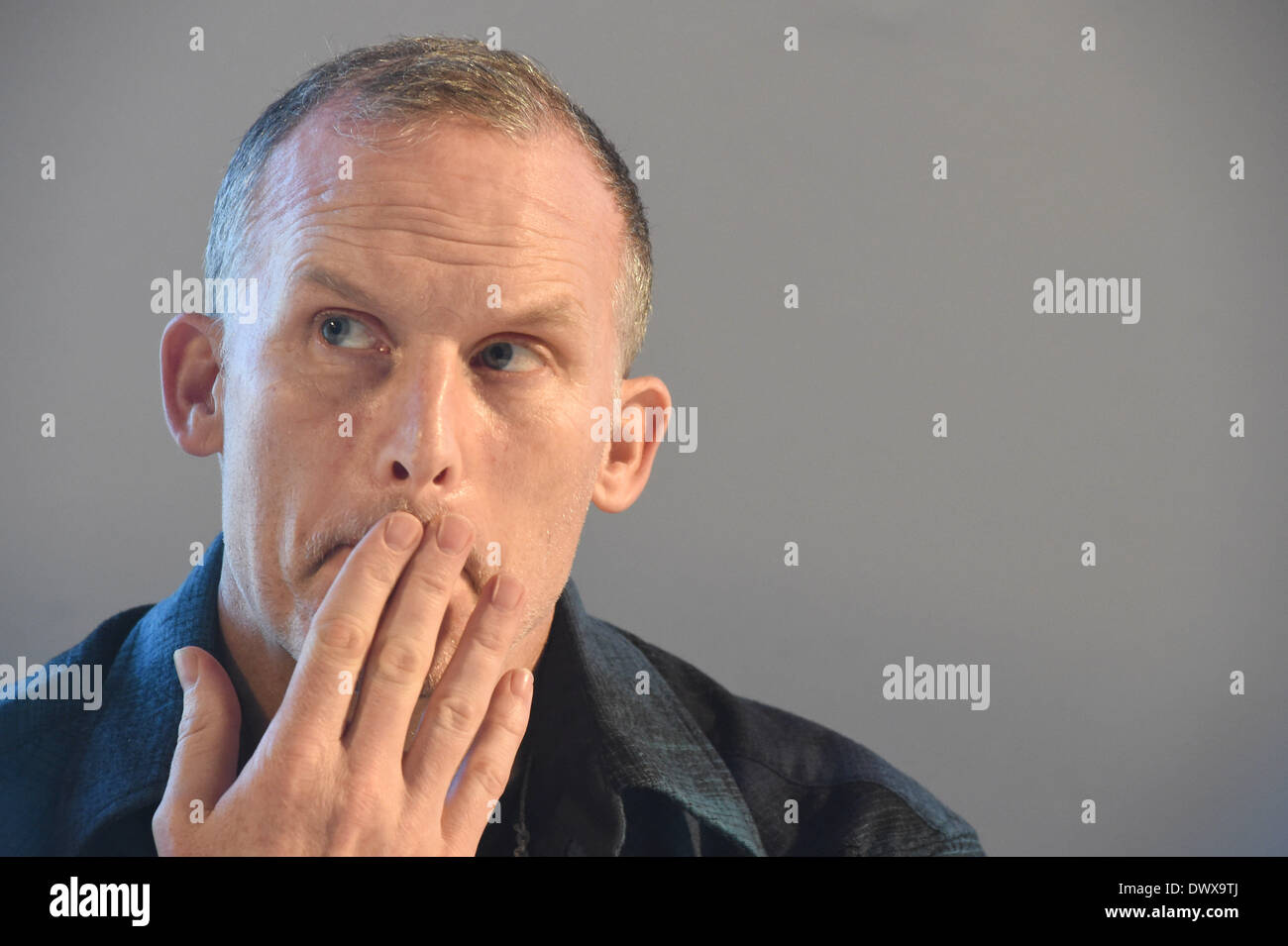 Berlin, Germany. 14th Mar, 2014. US American artist Matthew Barney ...