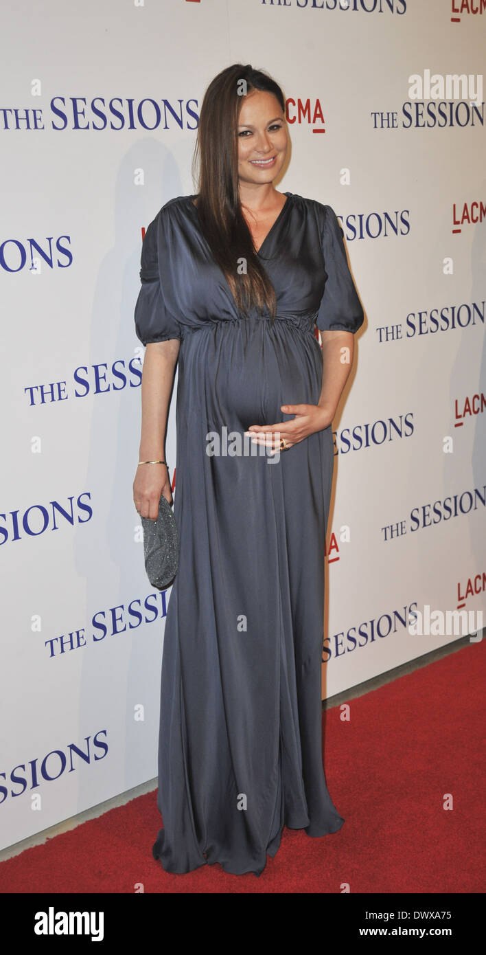 Moon Bloodgood "The Sessions" - Los Angeles Premiere - Arrivals at the ...