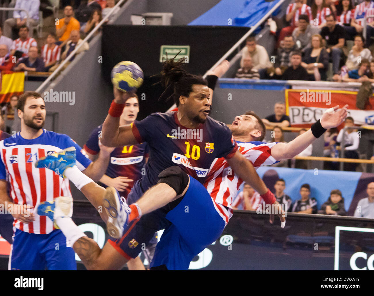 1/4 final EHF cup Atletico Madrid Handball - FC Barcelona, Palacio ...