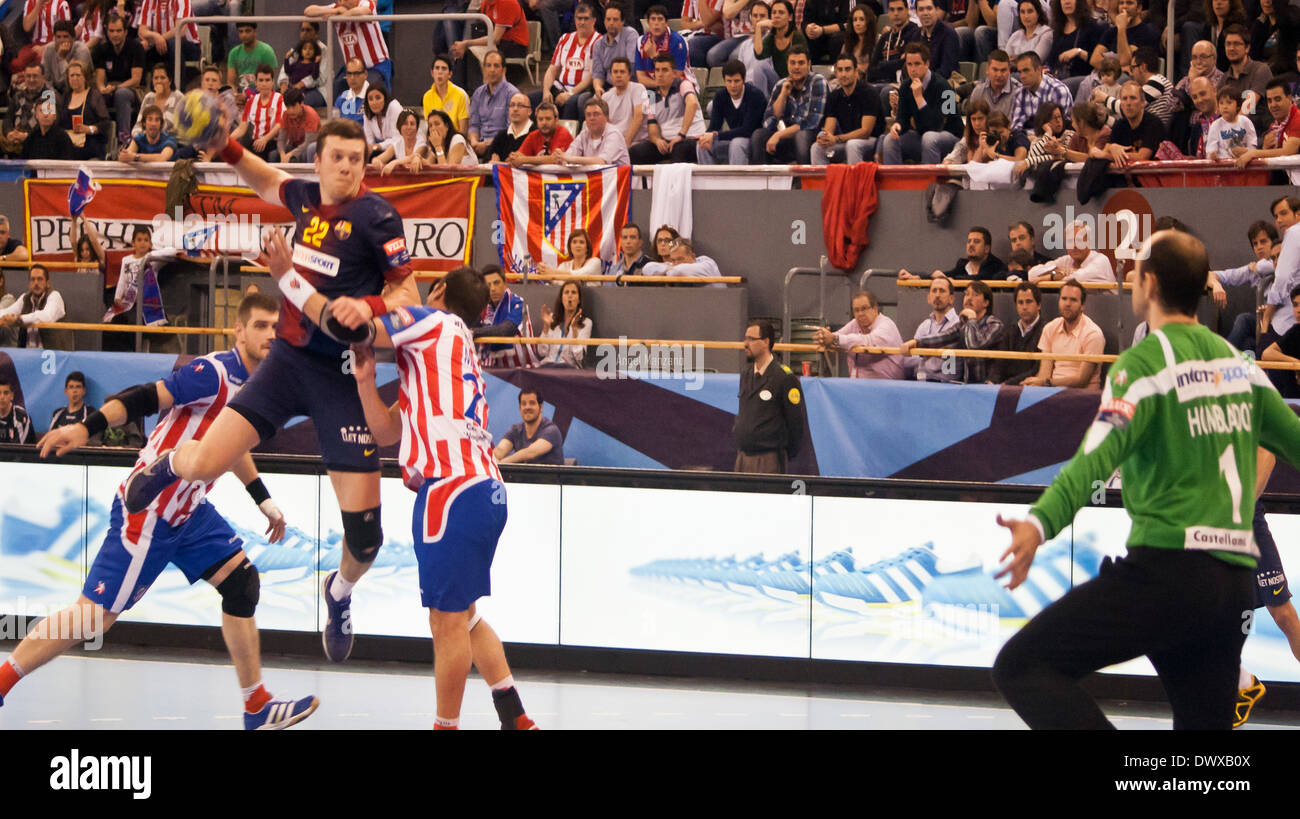 1/4 final EHF cup Atletico Madrid Handball - FC Barcelona, Palacio ...