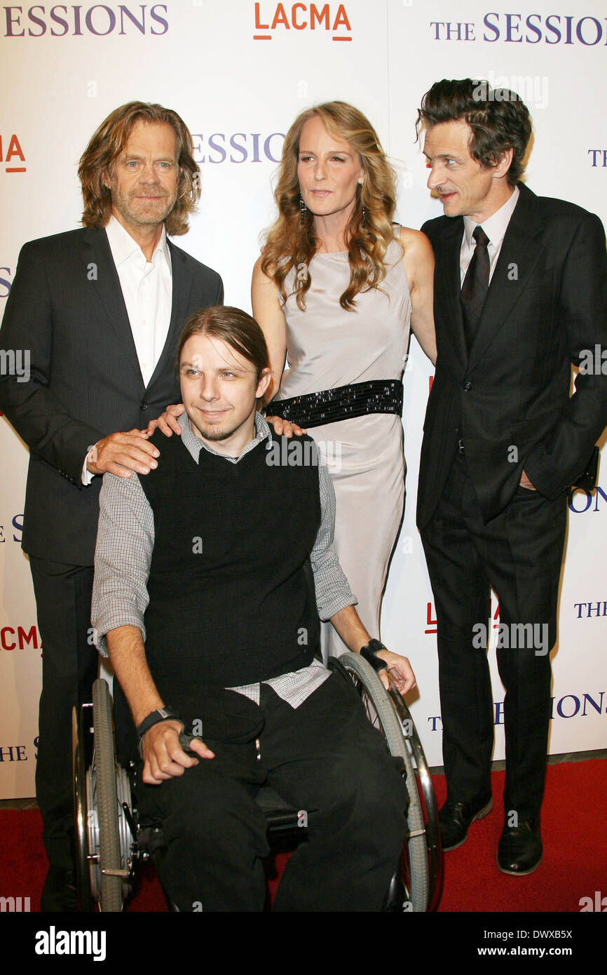 William H. Macy, Tobias Forrest, Helen Hunt and John Hawkes Los Angeles ...