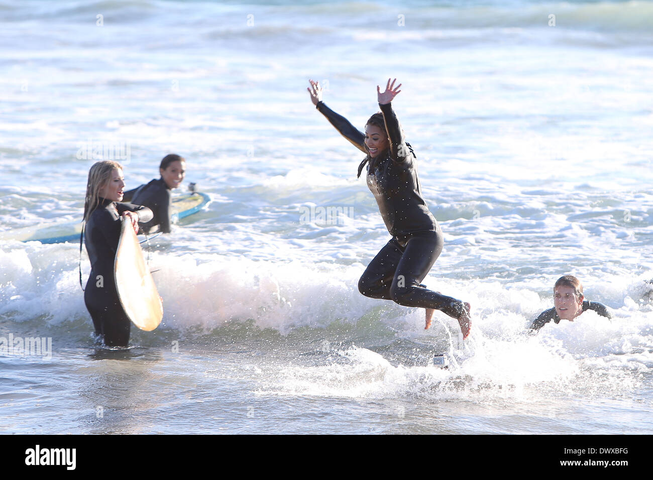 Vanessa White, Frankie Sandford and Mollie King of The Saturdays enjoy ...