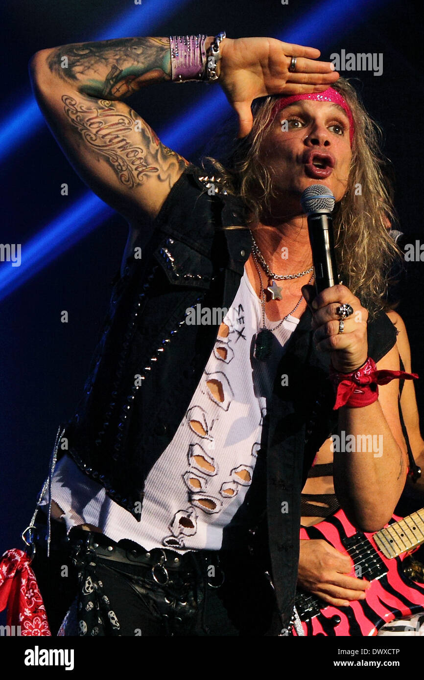Michael Starr Steel Panther performing at Thebarton Theatre in Adelaide ...