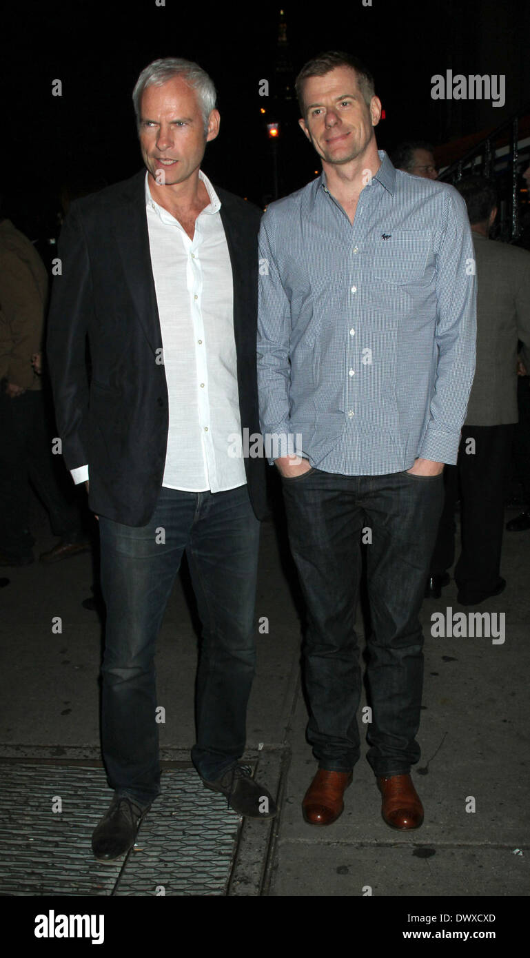 Martin McDonagh and Graham Broadbent The Cinema Society with Hugo Boss ...