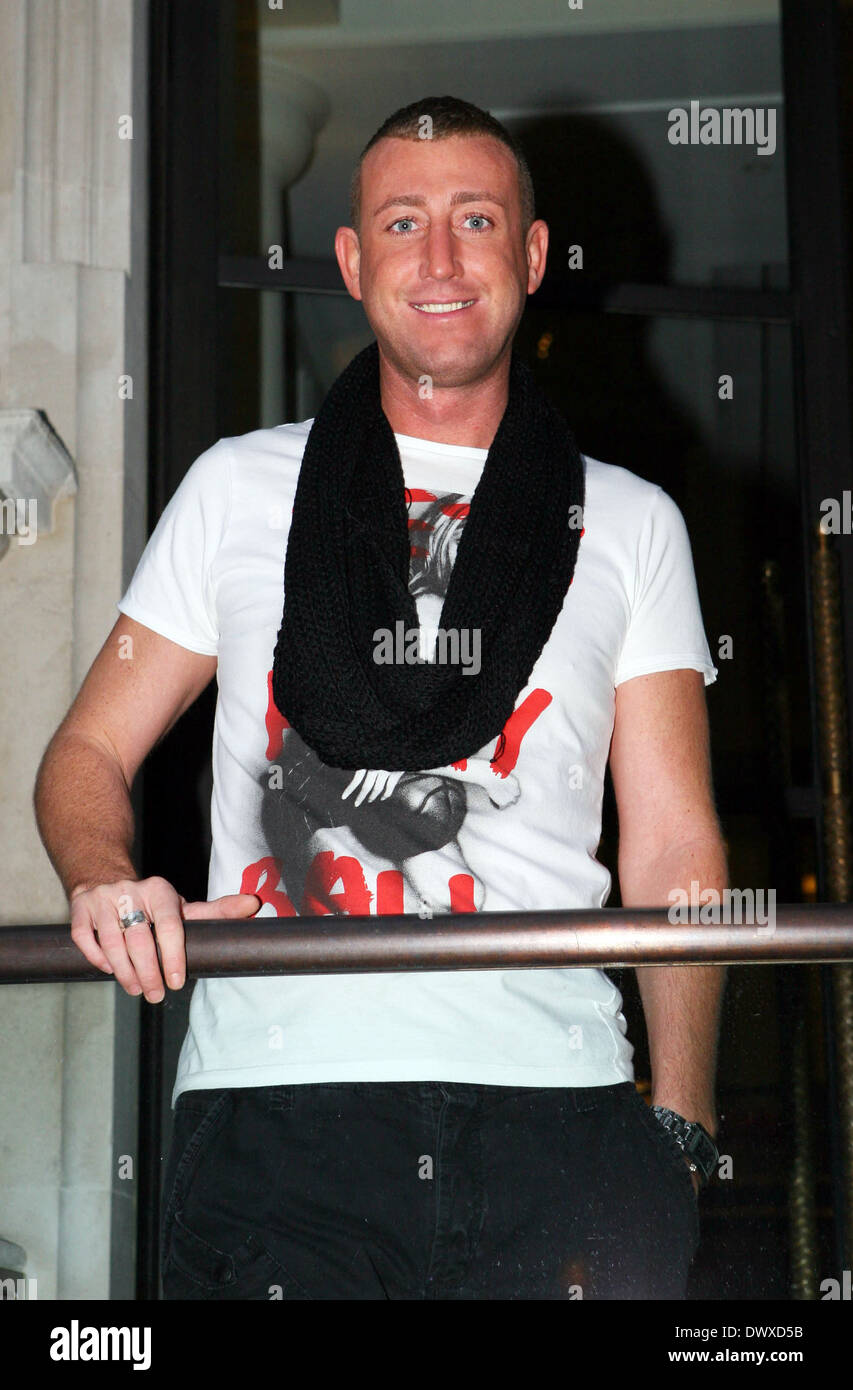 Christopher Maloney X Factor contestants outside their London hotel ...