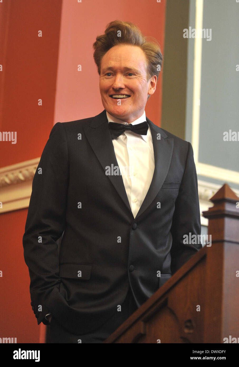 Comedian and US Talk Show host Conan O'Brien was presented with the ...