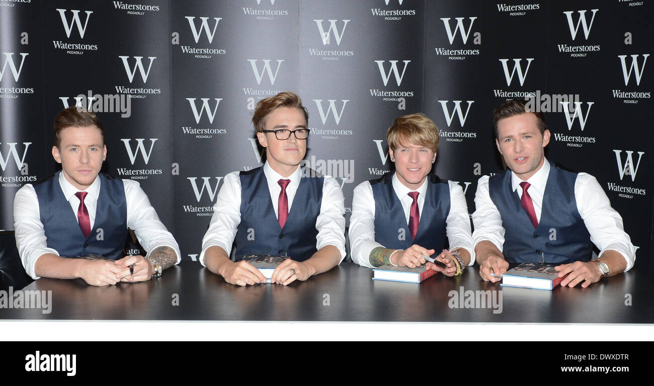 Danny Jones, Tom Fletcher, Dougie Poynter and Harry Judd of McFly ...