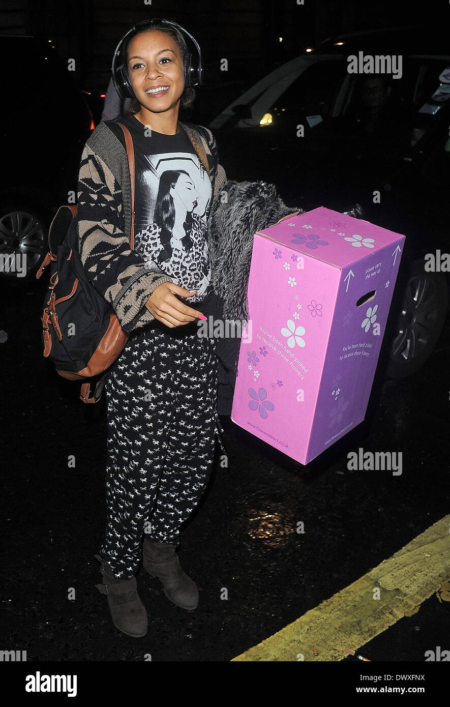 Jade Ellis 'The X Factor' contestants arrive back at their hotel after ...