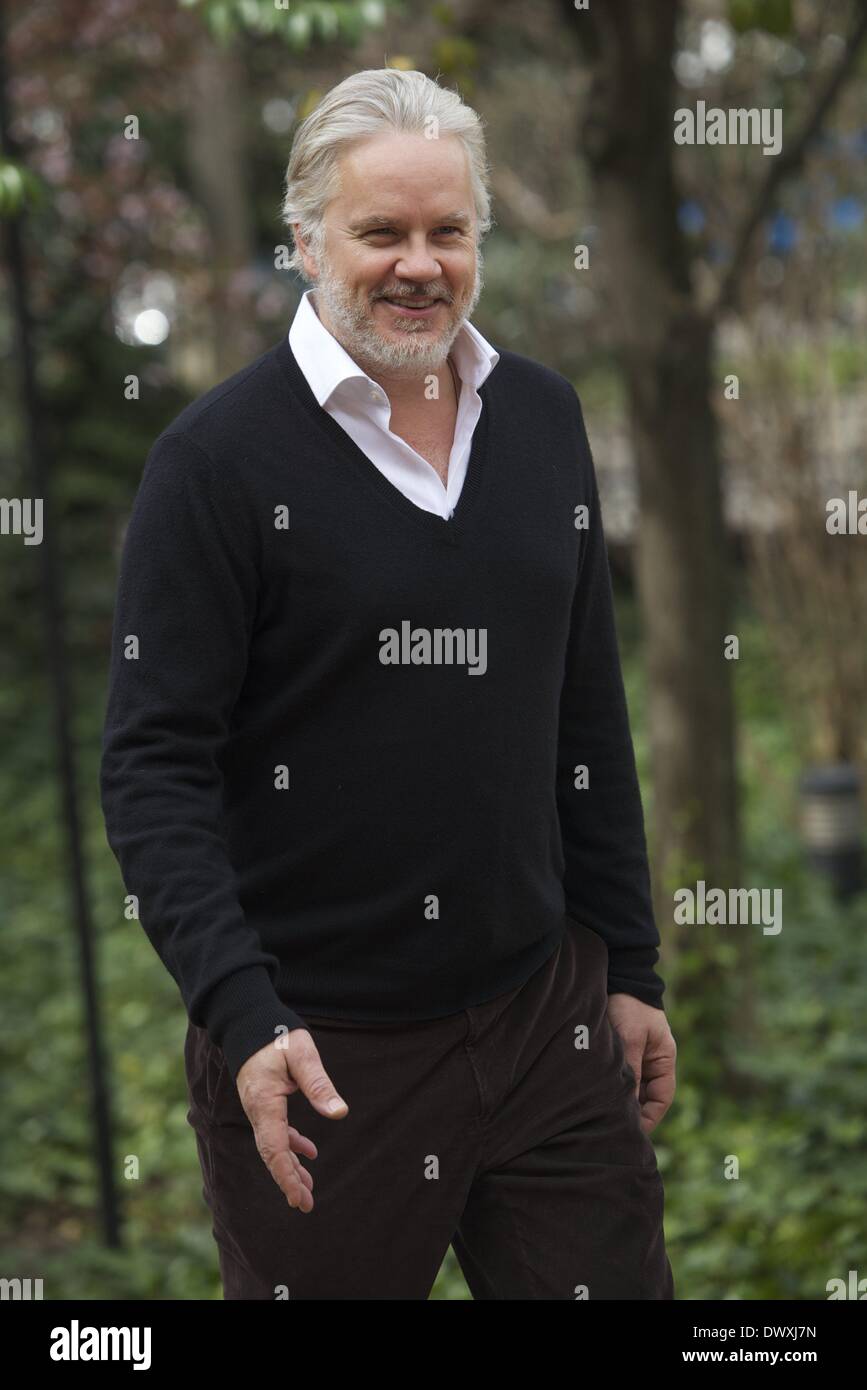 Madrid, Spain. 14th Mar, 2014. Actor Tim Robbins attends 'A perfect Day ...