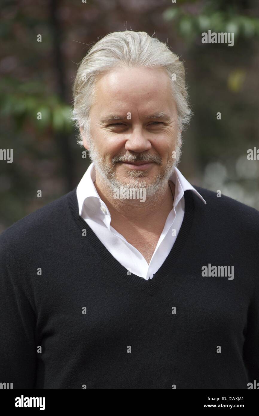 Madrid, Spain. 14th Mar, 2014. Actor Tim Robbins attends 'A perfect Day ...
