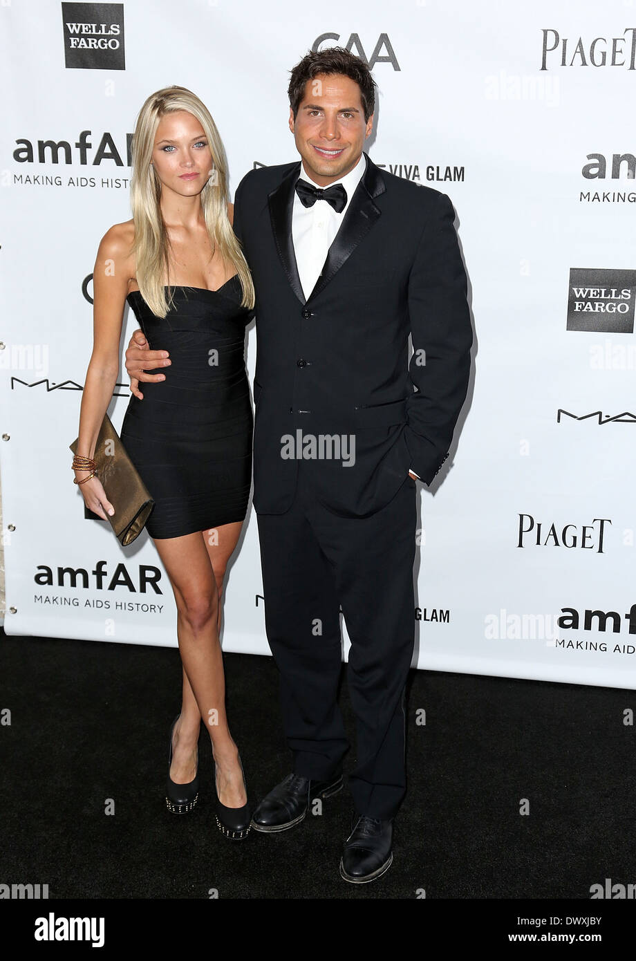 Abbey Wilson and Joe Francis amfAR 3rd Annual Inspiration Gala at Milk ...
