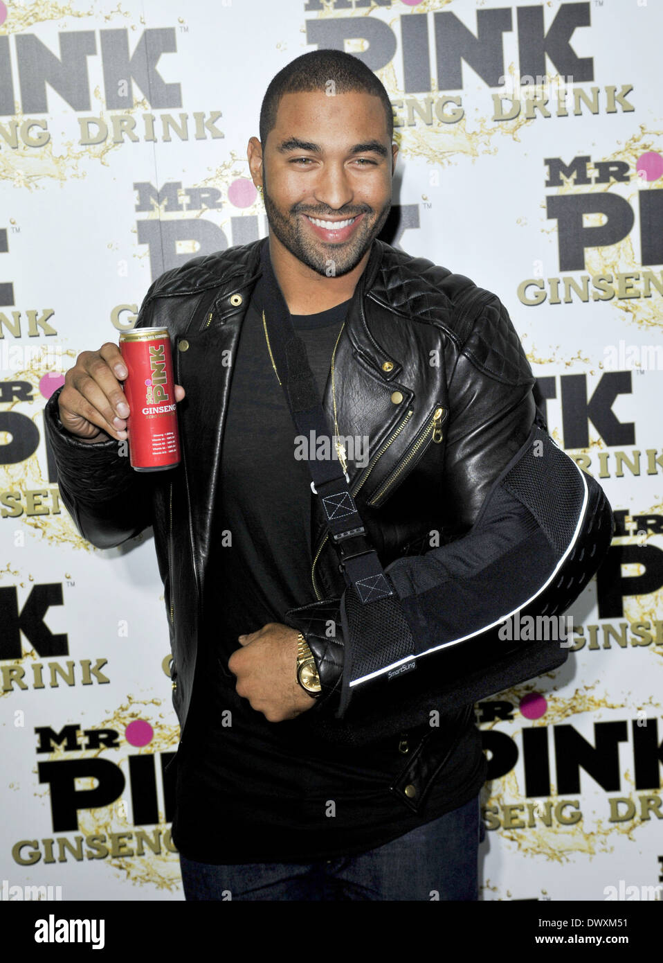 Matt Camp Mr. Pink's Ginseng Energy Drink launch at the Beverly ...