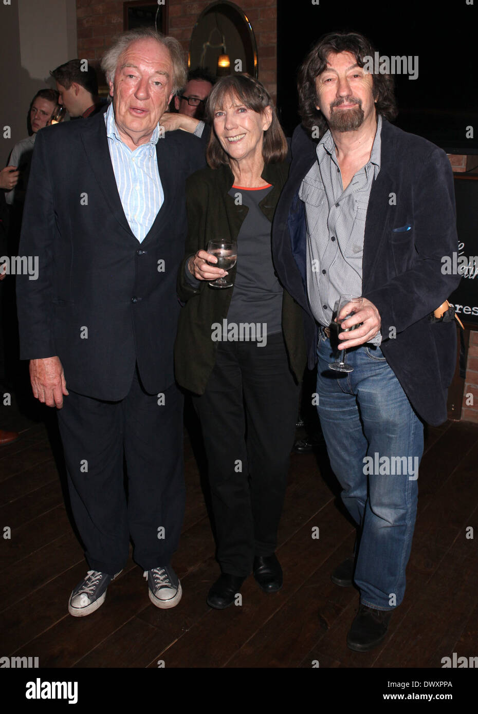 Sir Trevor Nunn, Sir Michael Gambon and Dame Eileen Atkins After party ...