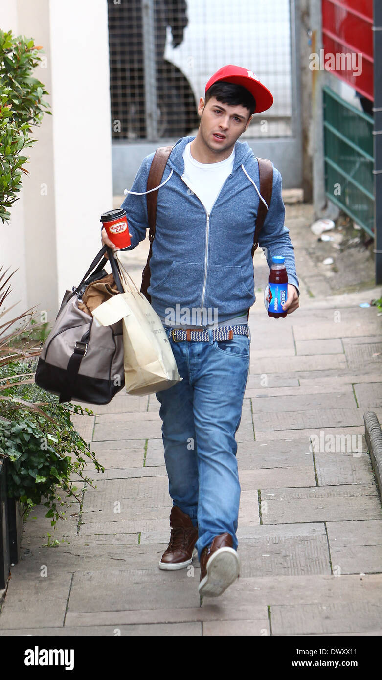 Jaymi Hensley X Factor contestants arrive at the rehearsal studios ...