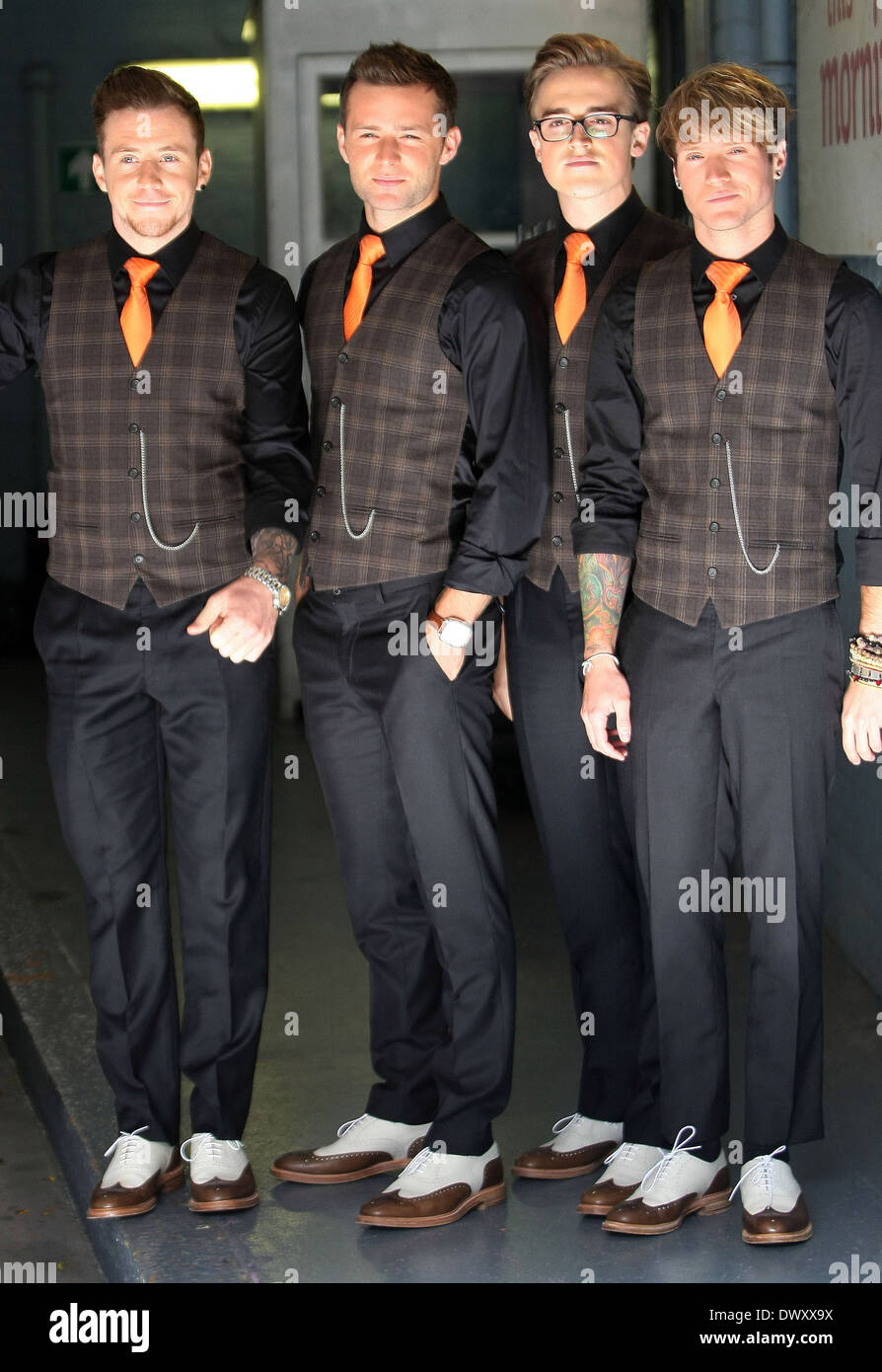 McFly outside the ITV studios London, England - 12.10.12 Featuring ...