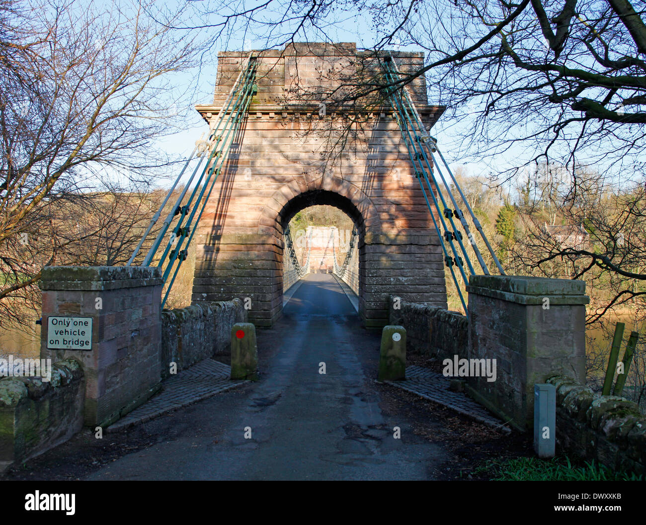 Union chain bridge tweed hi-res stock photography and images - Alamy