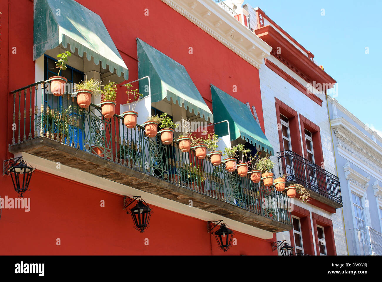 Restored mexican buildings hi-res stock photography and images - Alamy