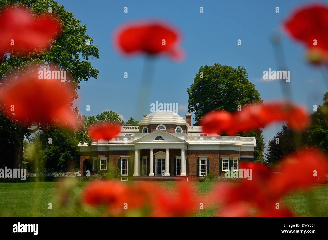 Monticello thomas jefferson garden hi-res stock photography and images ...