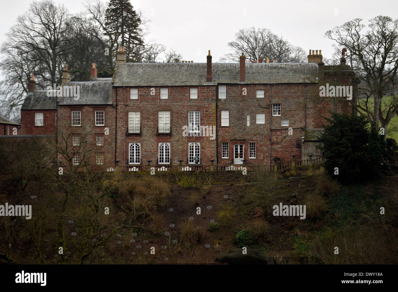 Corby Castle, Great Corby near Carlisle in Cumbria. 14th Mar, 2014 ...