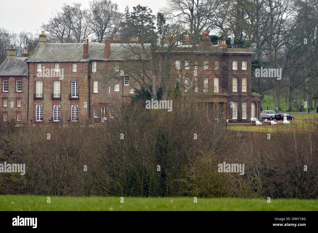 Corby Castle, Great Corby near Carlisle in Cumbria. 14th Mar, 2014 ...