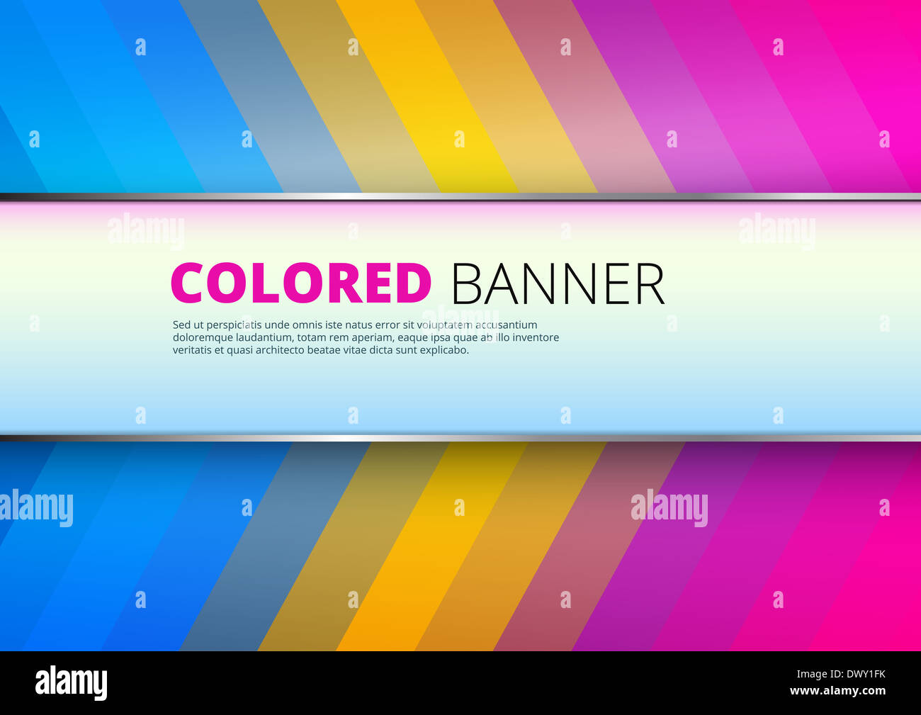 Rainbow banner hi-res stock photography and images - Alamy