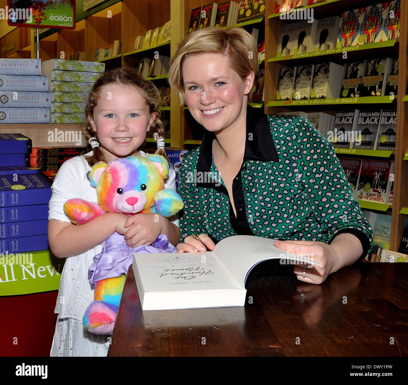 Cecelia Ahern Cecelia Ahern signs copies of her new book 'One Hundred ...
