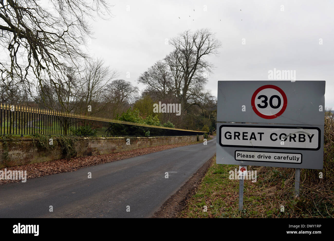 Corby castle, cumbria hi-res stock photography and images - Alamy