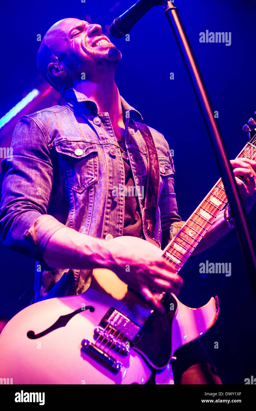 Milan Italy. 13th March 2014. The American rock band DAUGHTRY performs ...