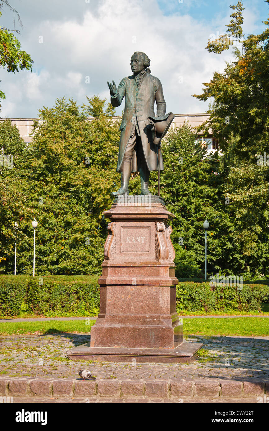 Monument to Emmanuel Kant. Kaliningrad (Koenigsberg before 1946 ...