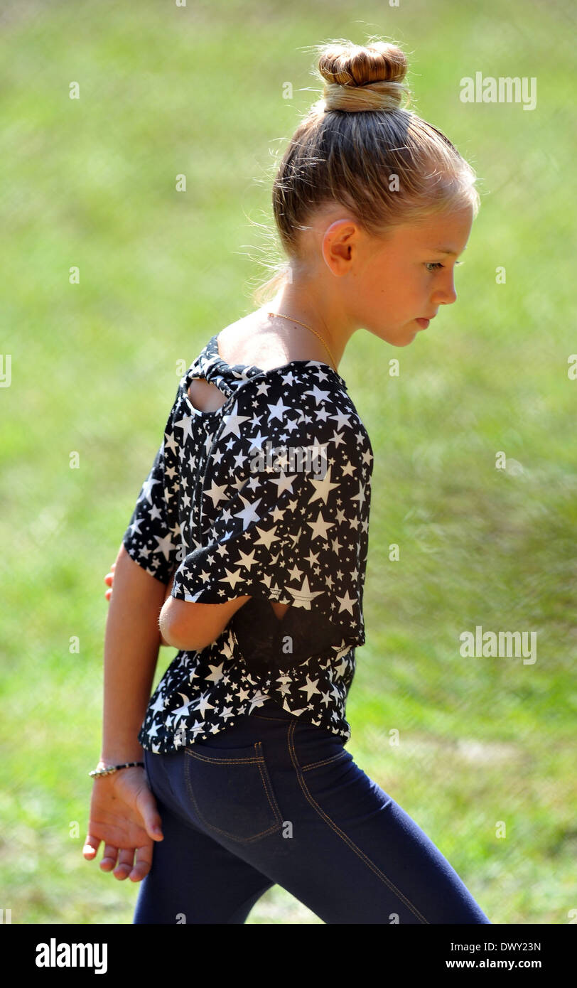 Leni Samuel spends the day with her family in Brentwood Los Angeles ...