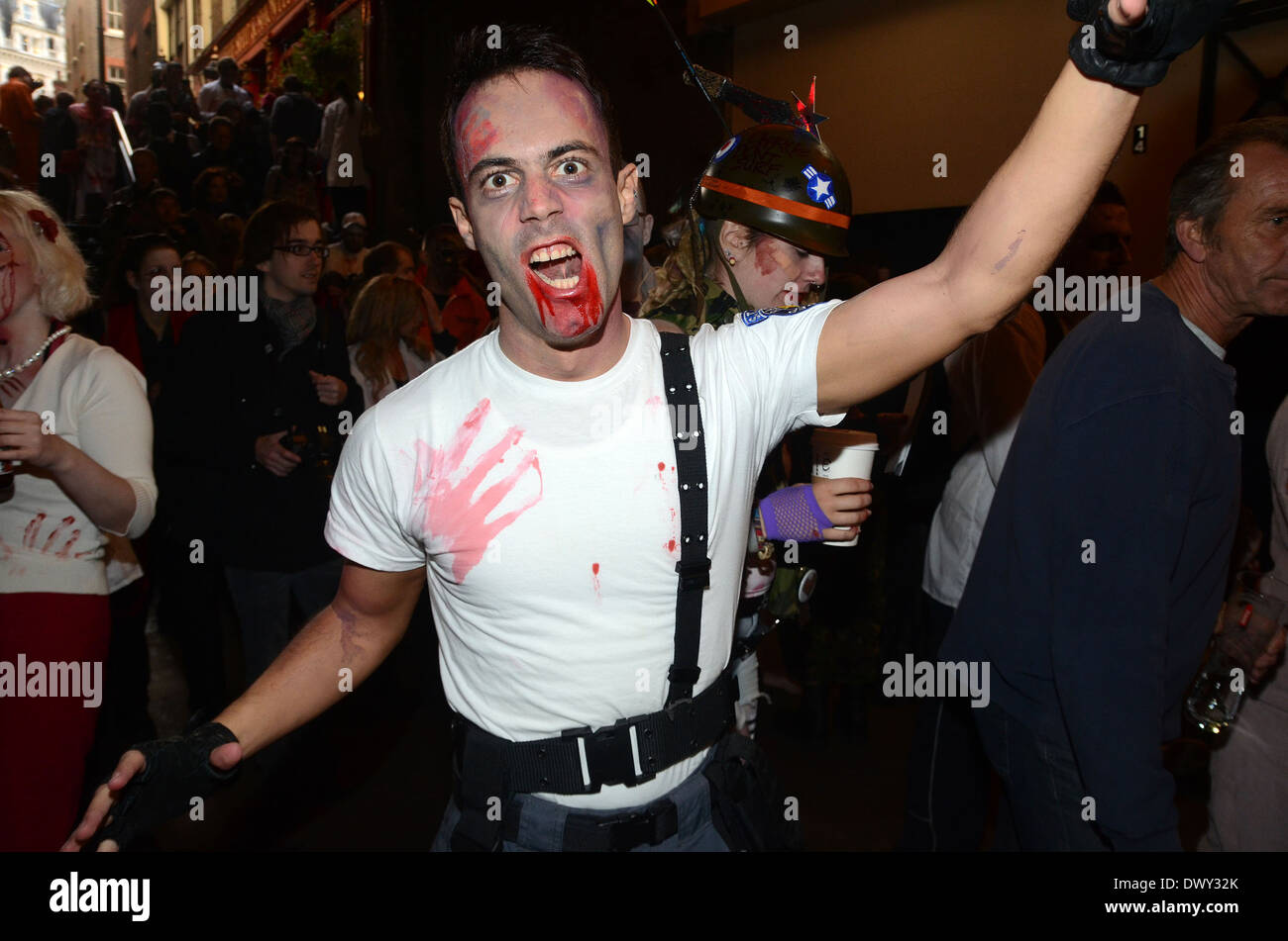 Atmosphere London Zombie Walk 2012 London, England - 13.10.12 Featuring ...