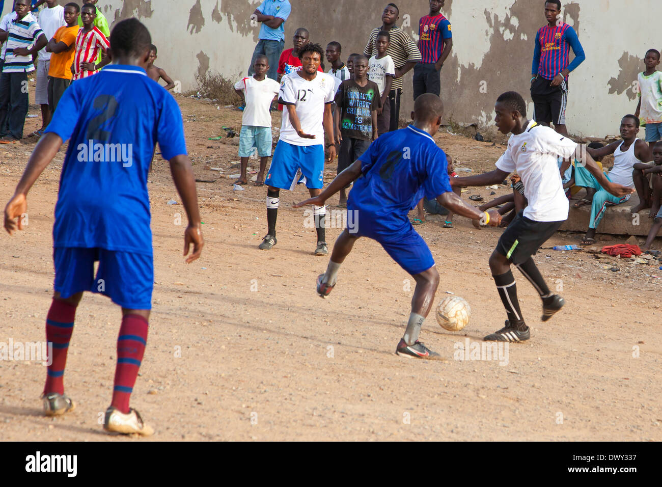 Football match, Accra, Ghana, Africa Stock Photo - Alamy