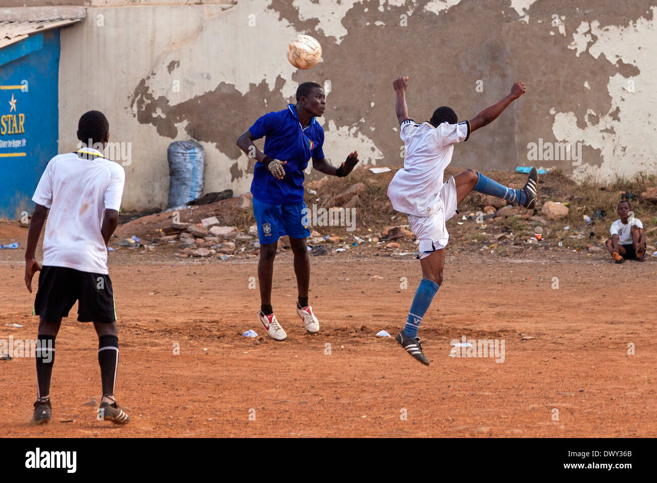 Football match, Accra, Ghana, Africa Stock Photo - Alamy