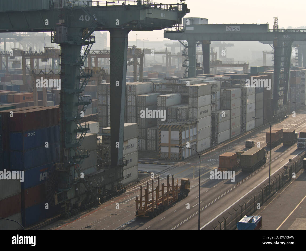 Psa container terminal port singapore High Resolution Stock Photography ...