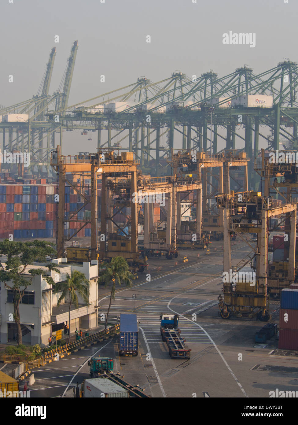 Psa container terminal port singapore High Resolution Stock Photography ...