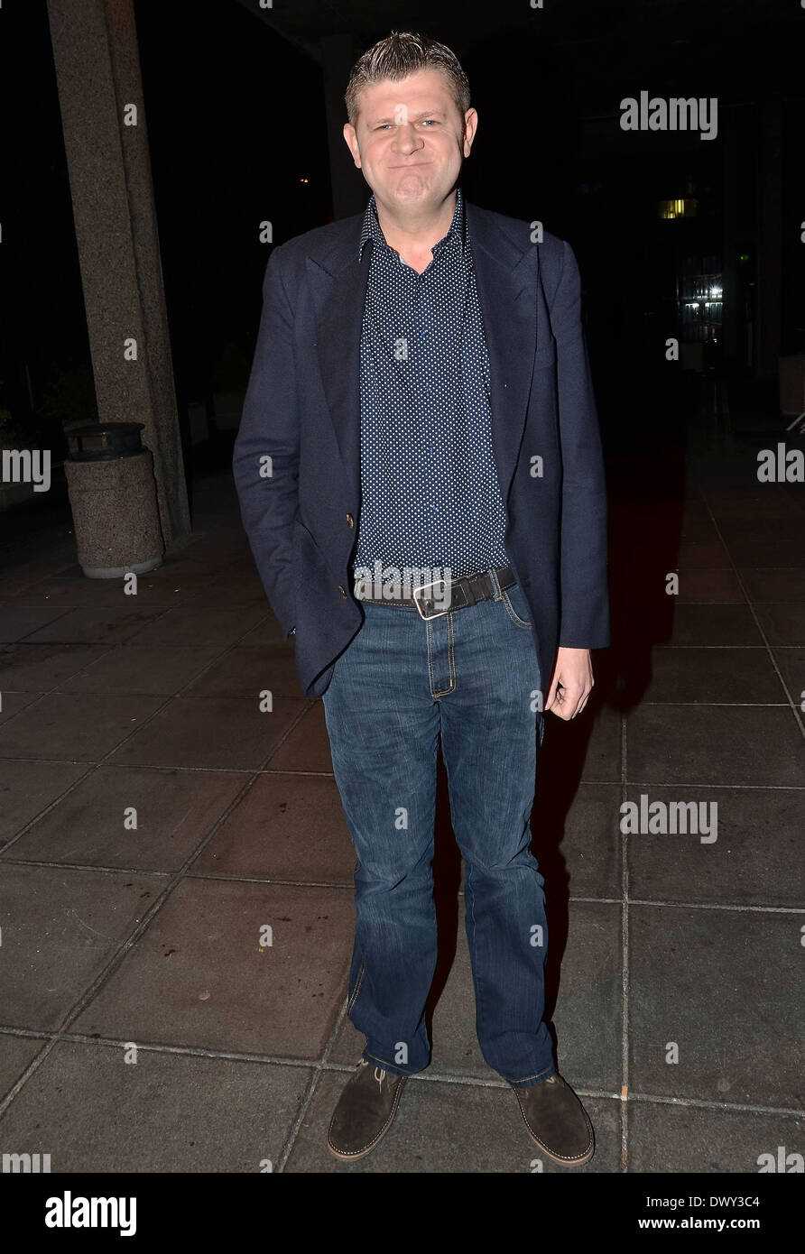 Brendan O'Connor outside the RTE Studios for 'The Saturday Night Show ...