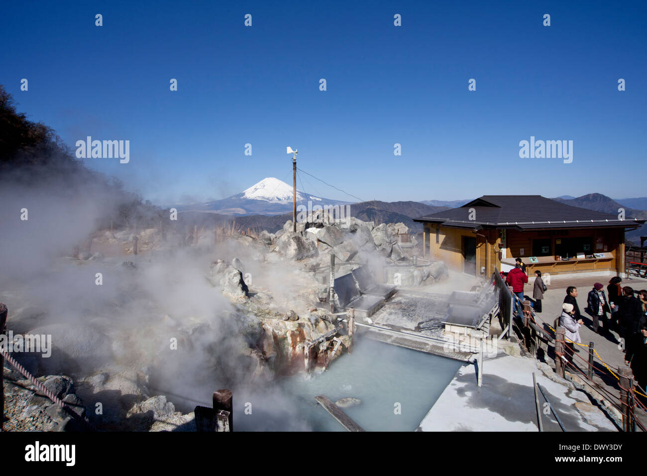 Steam coming from hot spring hi-res stock photography and images - Alamy