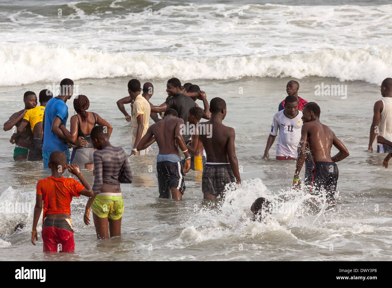Beach near Independence Square, Accra, Ghana, Africa Stock Photo - Alamy