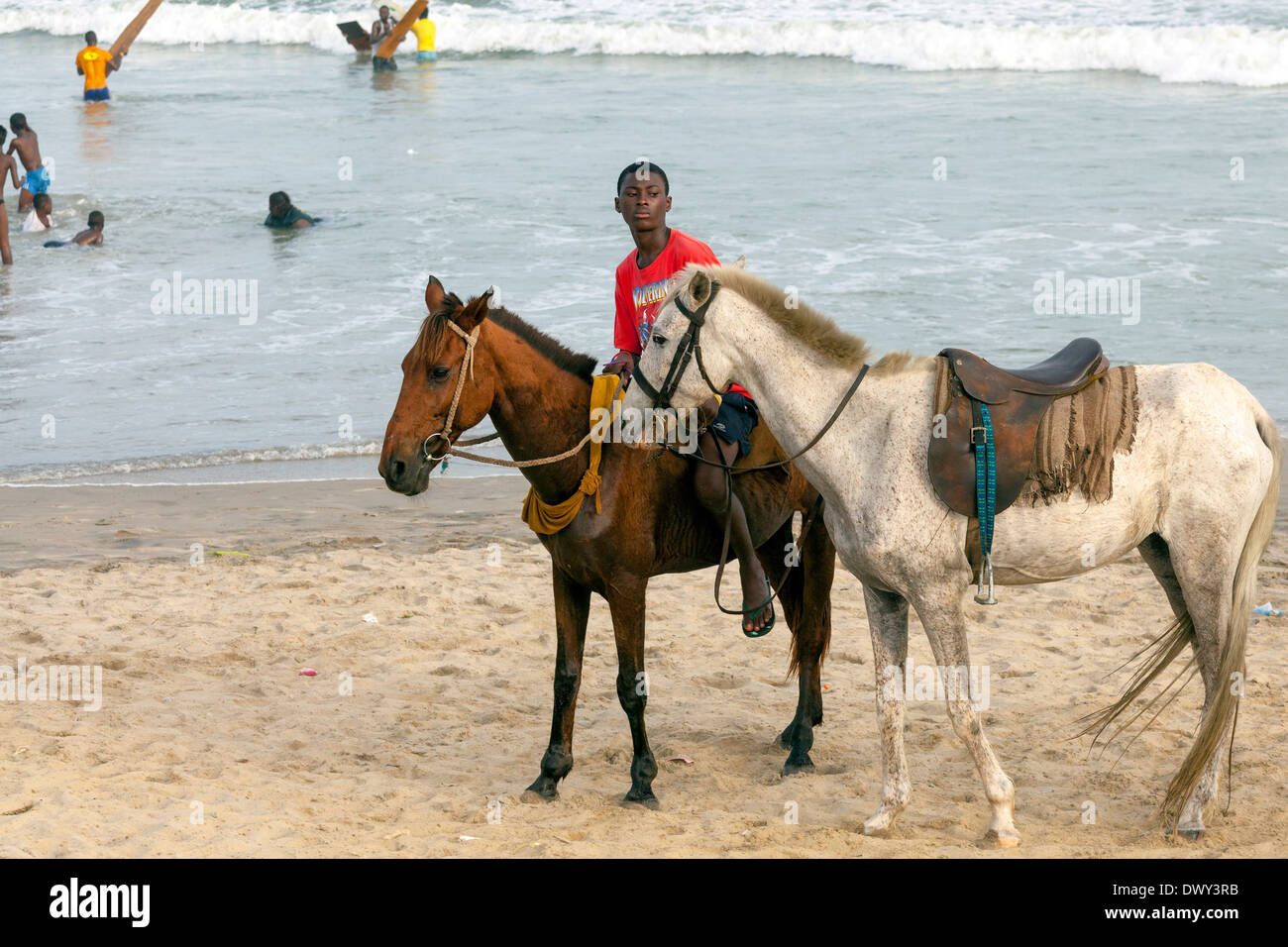 Beach near Independence Square, Accra, Ghana, Africa Stock Photo - Alamy