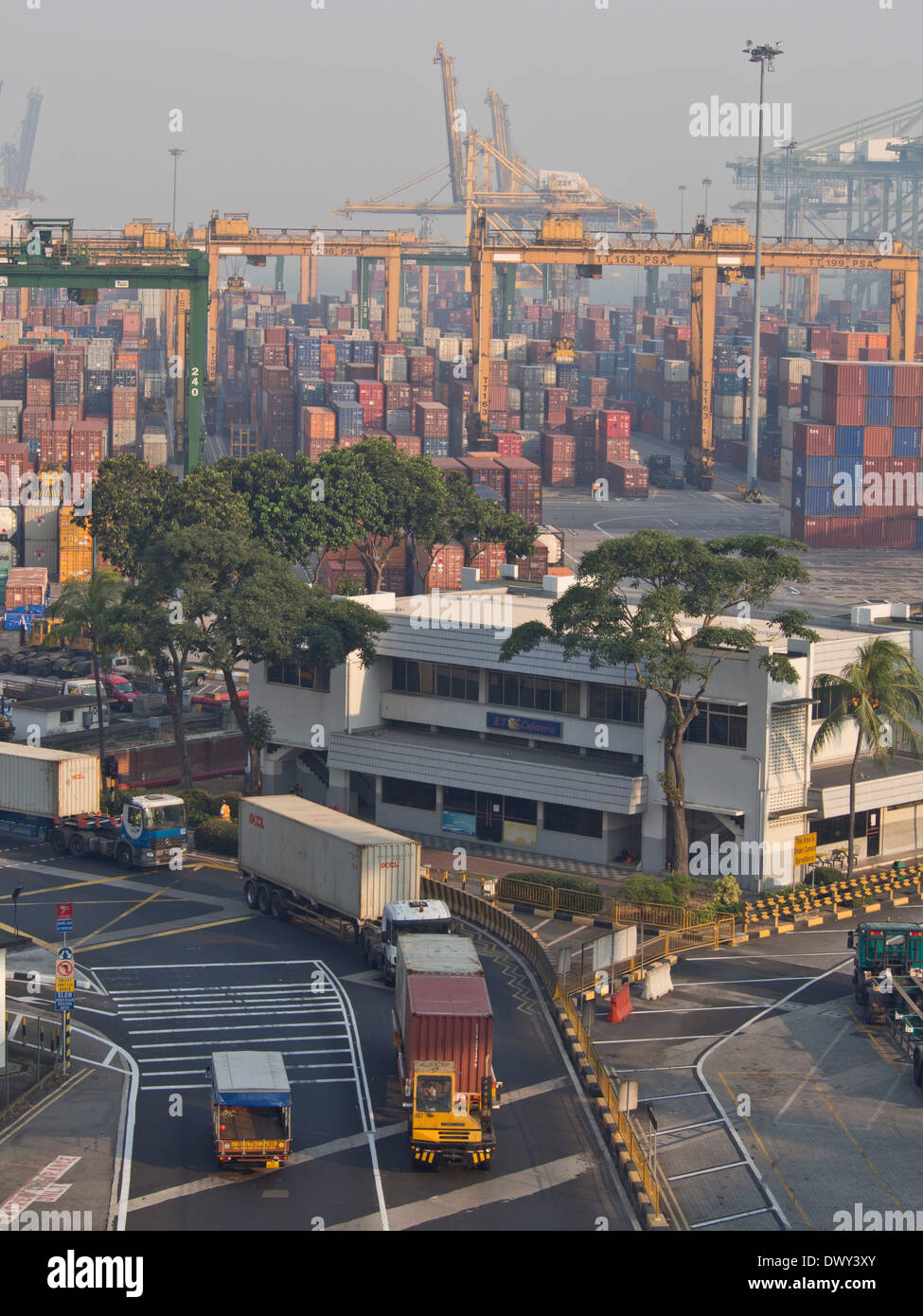 Psa container terminal port singapore High Resolution Stock Photography ...