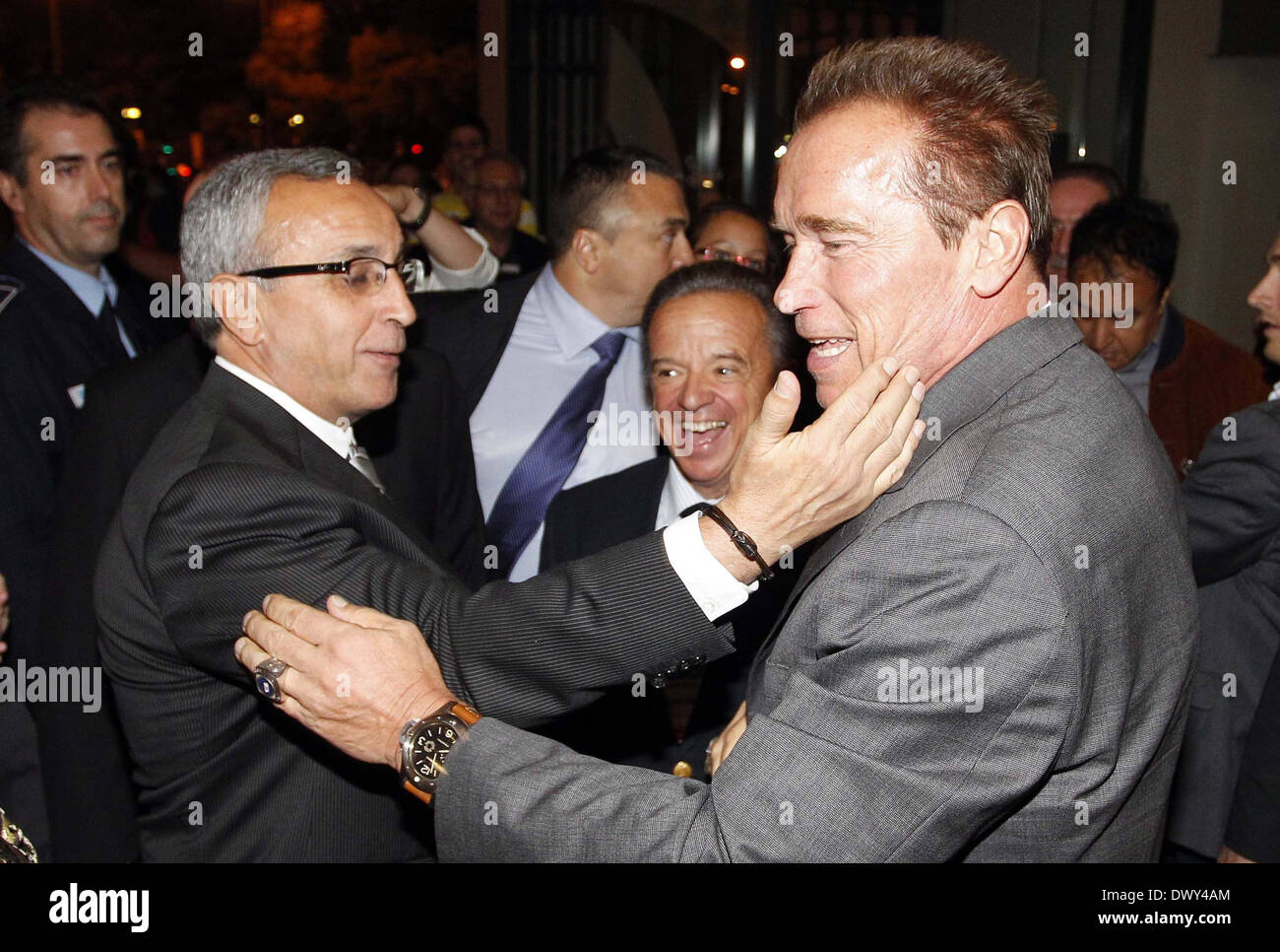 Arnold Schwarzenegger promotes the 'Arnold Classic Europe' Bodybuilding ...