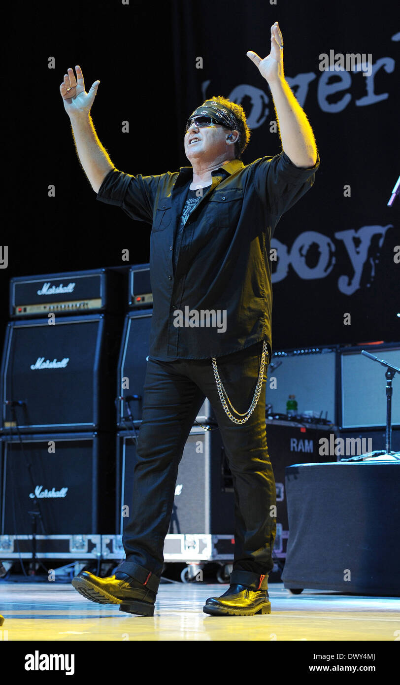 Mike Reno Loverboy performing live at the 1-800-Ask-Gary Amphitheatre ...