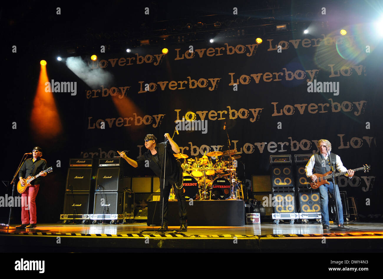 Loverboy performing live at the 1-800-Ask-Gary Amphitheatre Tampa ...