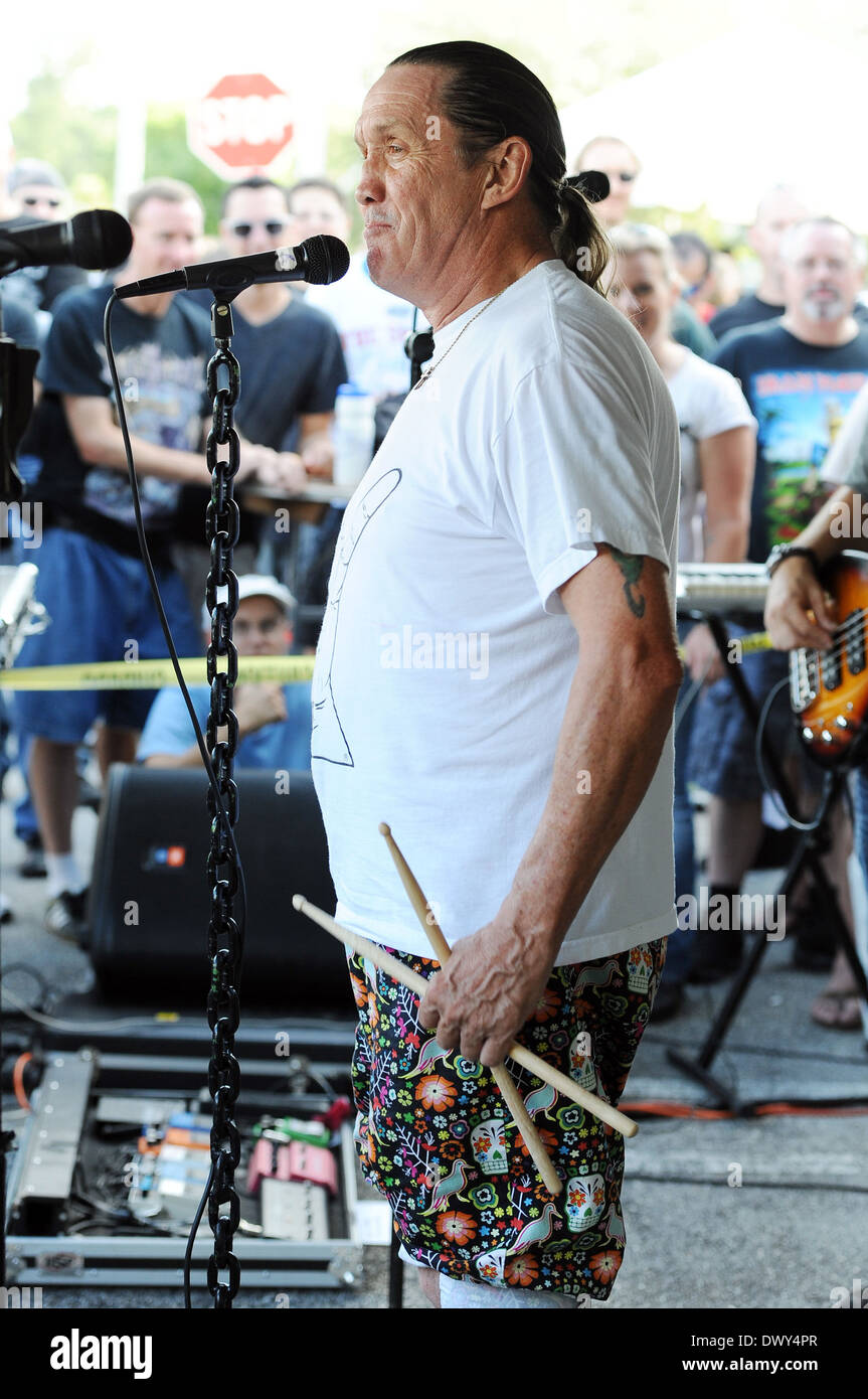 Nicko mcbrain performs welcome home hi-res stock photography and images ...