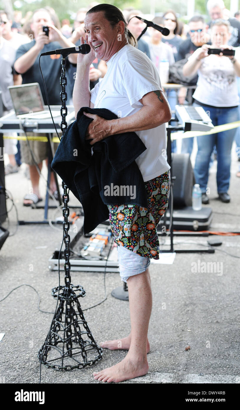 Nicko mcbrain performs welcome home hi-res stock photography and images ...