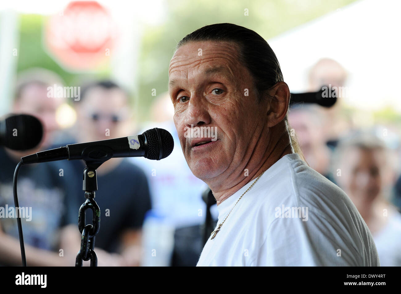 Nicko mcbrain performs welcome home hi-res stock photography and images ...