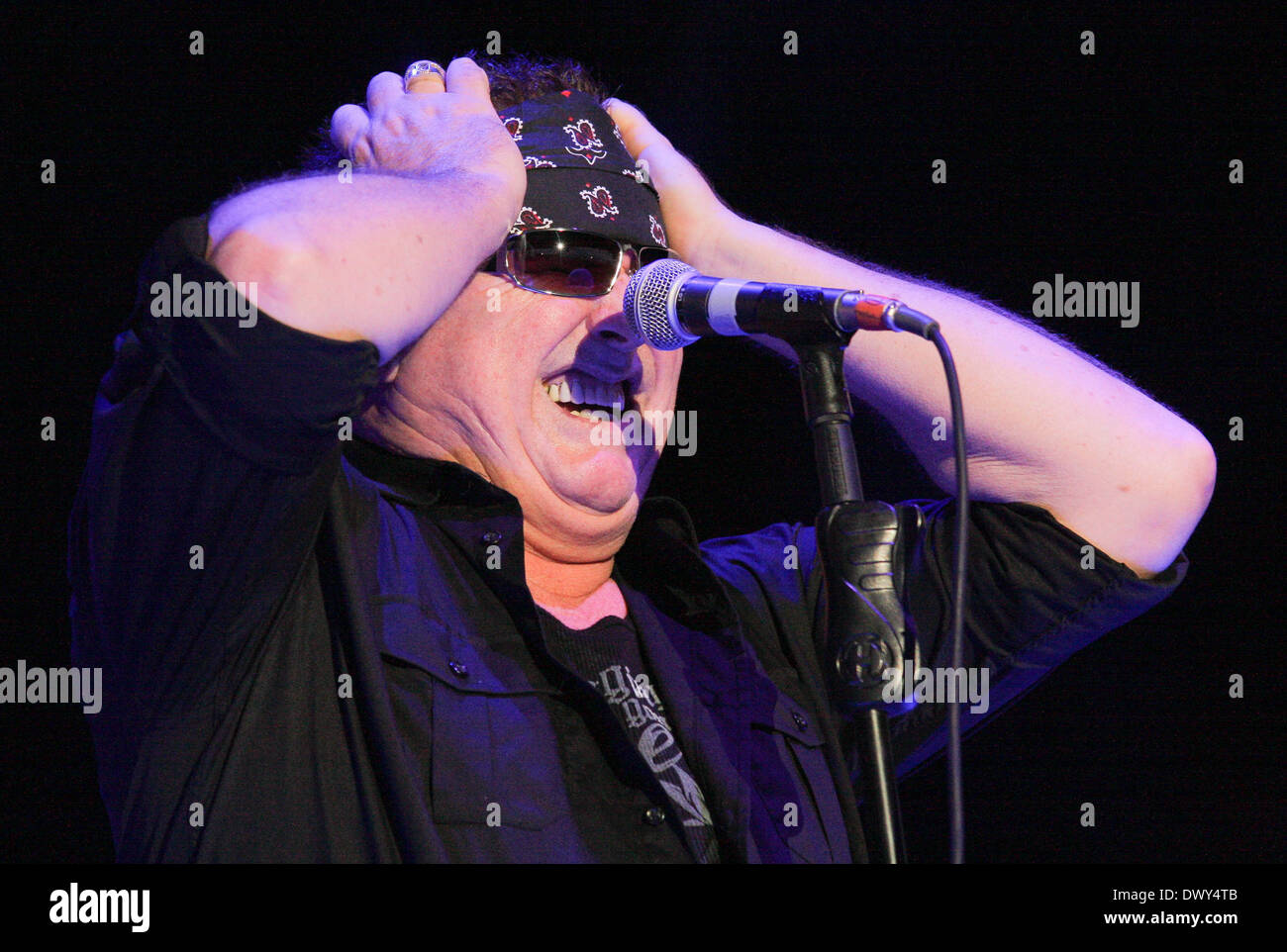 Mike Reno Loverboy performing live at the Cruzan Amphitheatre West Palm ...