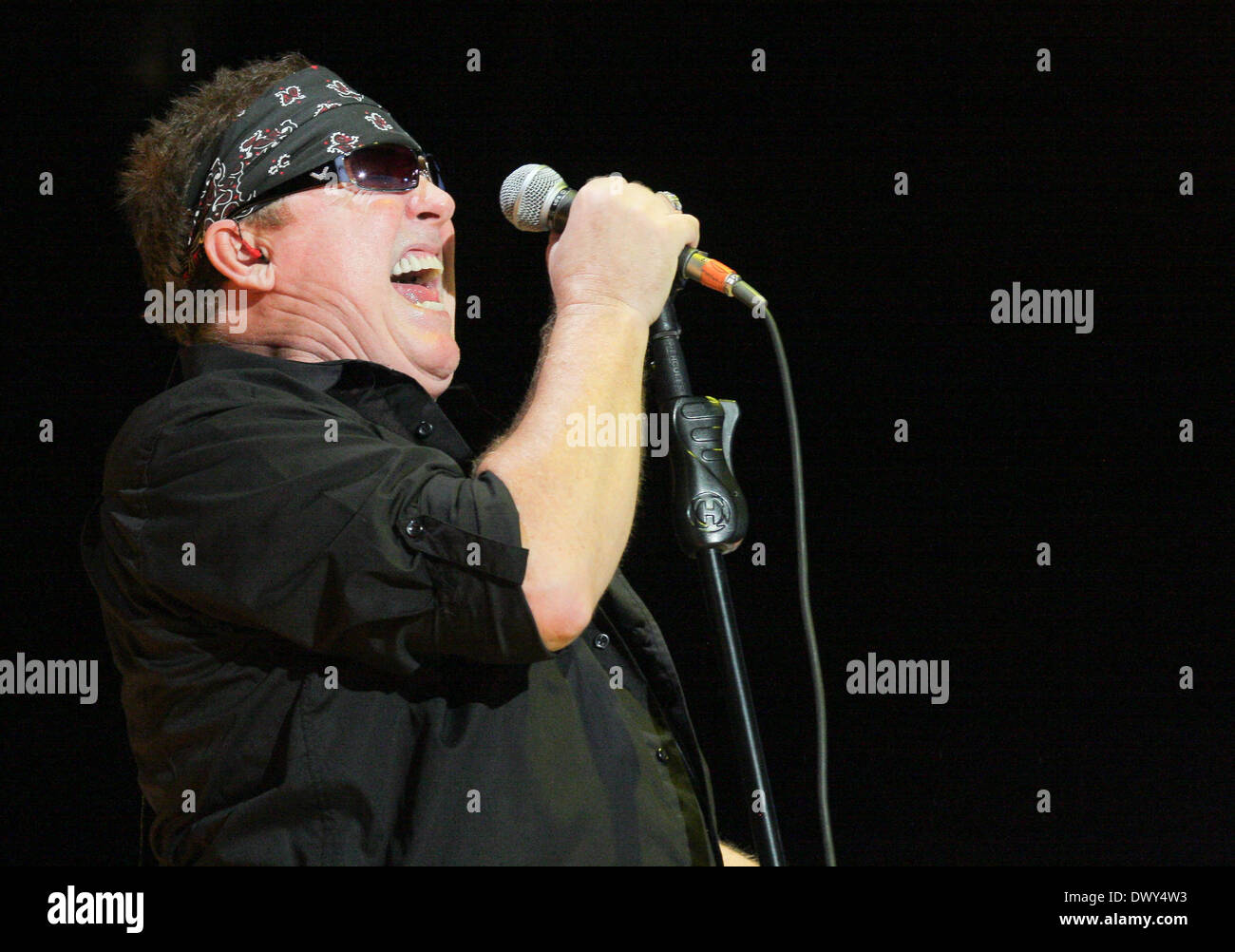 Mike Reno Loverboy performing live at the Cruzan Amphitheatre West Palm ...