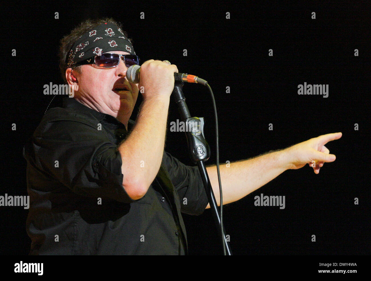 Mike Reno Loverboy performing live at the Cruzan Amphitheatre West Palm ...