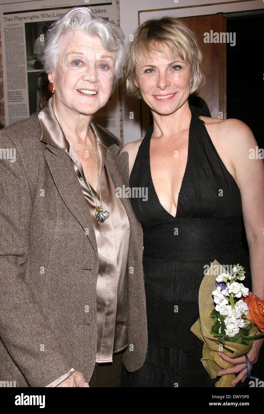 Angela Lansbury and Angelica Page Opening night of the new play ...